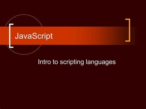 Computer Sciencejavascript Ppt