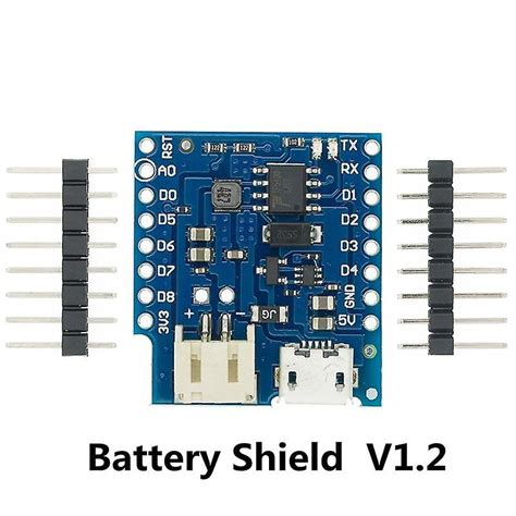 accessoires de circuit bouclier de batterie v1 1 0 v1 2 0 pour wemos d1