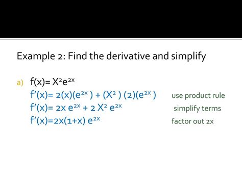 Ppt 5 1 Derivatives Of Exponential Functions Powerpoint Presentation