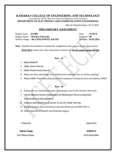 Assignment Wireless Networks Pdf