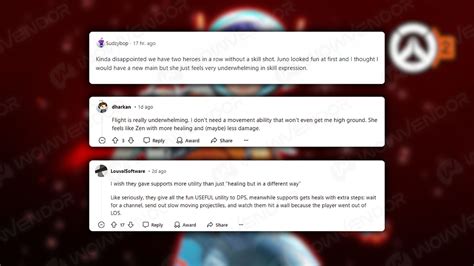 New Overwatch 2 Support Hero Juno Faces Player Backlash Wowvendor