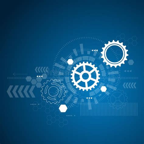 Abstract Technological Background Vector Illustration Stock Vector Illustration Of Vector