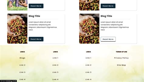Blogs Page Added With Uncopyrighted Images And Linked In Navbar And F