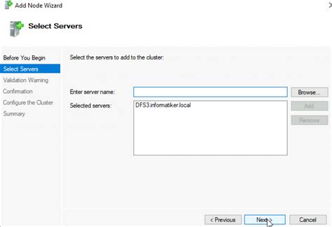 Add A New Node To Windows Server Failover Cluster It Blog