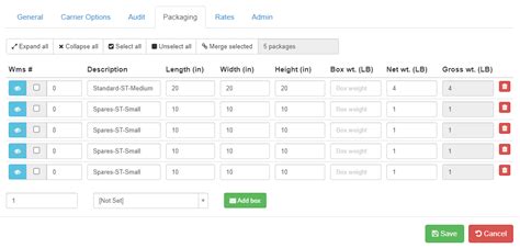 Setting Up Order Management Rules Order Weight And Package Count