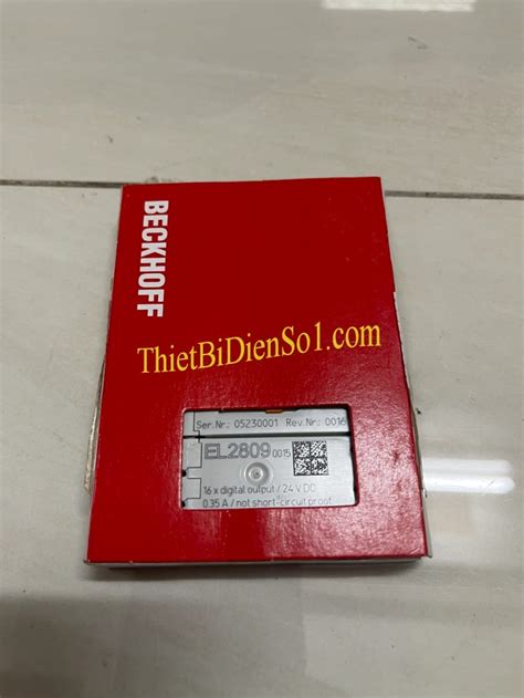 Mô đun Beckhoff El2809 Chuyên Cung Cấp Plc Hmi Servo Biến Tần Chính Hãng