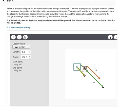 Solved Below Is A Motion Diagram For An Object That Moves