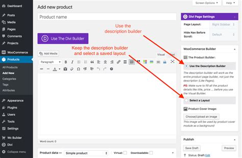 Build Woocommerce Product Layout Documentation Divi Kingdom