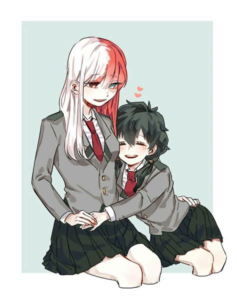 Boku No Hero Academy Todoroki Shouto X Midoriya Izuku Gender Bender