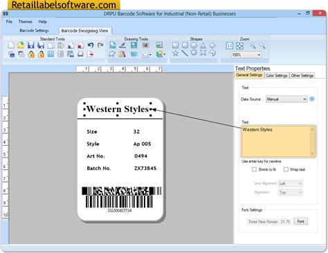 Warehousing Industry Barcode Label Software Screenshots Retaillabelsoftware
