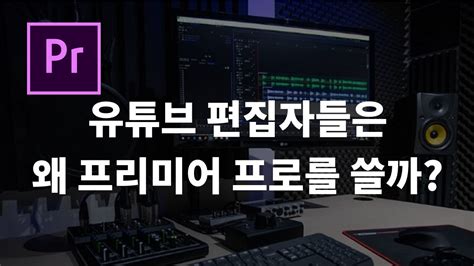 유튜버들이 프리미어 프로를 쓰는 이유 편집 시간을 단축해주는 프리미어 프로 꿀팁 Youtube
