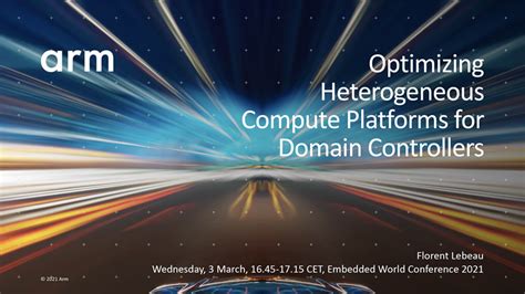 Optimizing Heterogeneous Compute Platforms At Ew2021 Tools Software