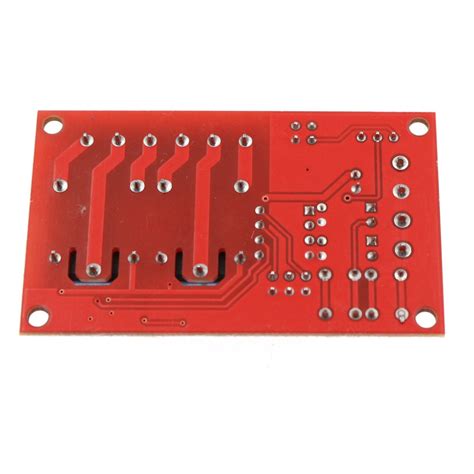 5v 12v 24v 2 Way Self Locking And Interlock Relay Module With High And Low Fevel Trigger Belt On