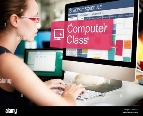 Computer Class Network Science Electronic Device Concept Stock Photo Alamy
