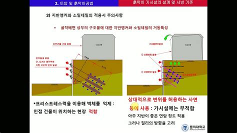 지반구조물설계 12주차 수업영상2흙막이구조 설계기준2 Youtube