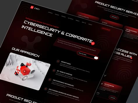 Csci Group Blockchain Security Website Behance