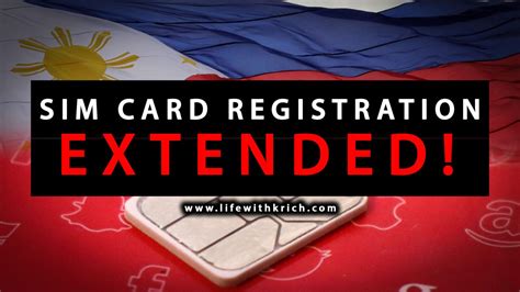 SIM Card Registration Extended For Days A Comprehensive Update Life With Krich