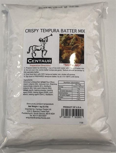 Crispy Tempura Batter Mix 1kg Buy Now With Express International