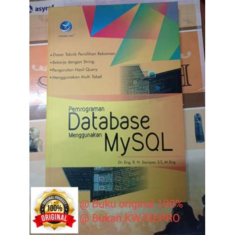 jual pemrograman database menggunakan mysql shopee indonesia