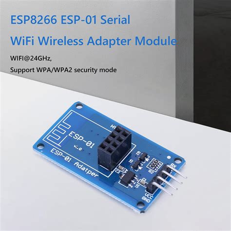 Módulo Adaptador Inalámbrico Wifi Esp8266 Esp 01 Módulo Adaptador Inalámbrico Wifi 33v 5v