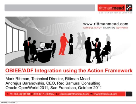 Obieeadf Integration Action Framework Presentation