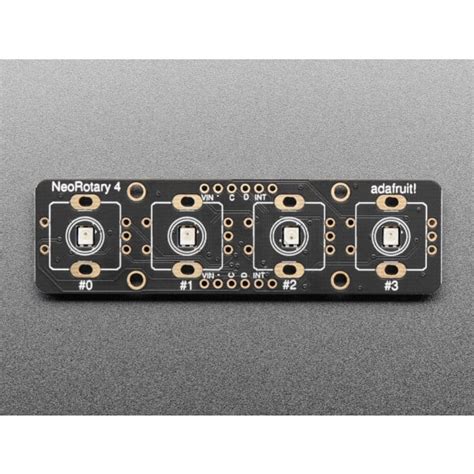 Adafruit I2c Quad Rotary Encoder Breakout With Neopixel 5752 Eckste
