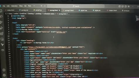 Pradeep Kumar On Linkedin Task1 Codealpha Coddealphainternship Webdevelopment Html Css