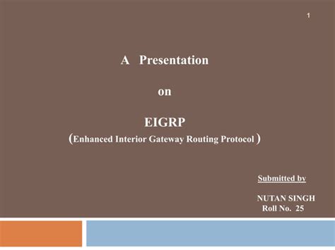 enhanced interior gateway routing protocol eigrp network protocol