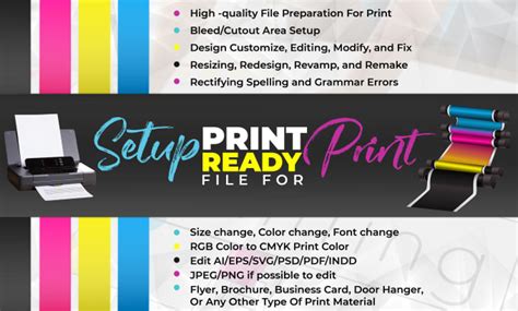 Do File Print Ready Redesign Customize And Optimize For Print By Artive Riju Fiverr