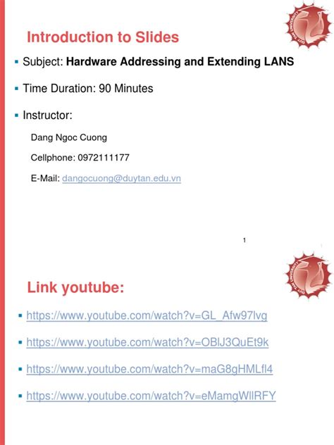 Cmu Cs S252 Introduction To Network Telecommunication Technology 2020s Lecture Slides