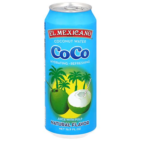 El Mexicano Coconut Water Natural Flavor Coco 169 Fl Oz Delivery