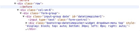 Javascript Controlling The Datepicker Calendar Margin Off Of The Date