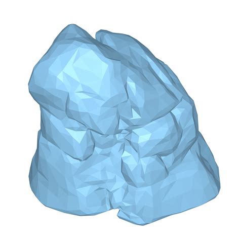 Stl File Low Poly Rock 🪨・3d Printing Model To Download・cults