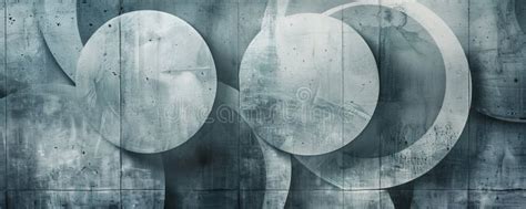 An Abstract Background Featuring Geometric Circular Patterns In