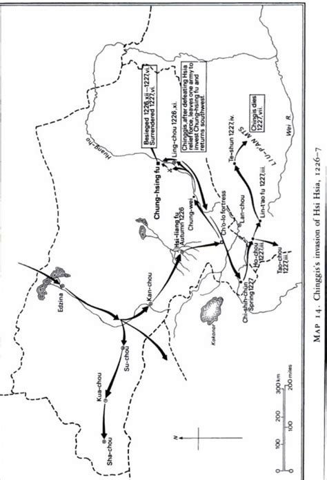 Mongol Invasion Of Xi Xia Mongol Empire Expansion Map Xi Xia Dynasty