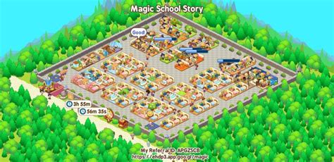 Map Of Magic School Story