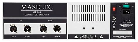 Maselec Mla 4 Multiband Compressor Expander Planeta Analógico