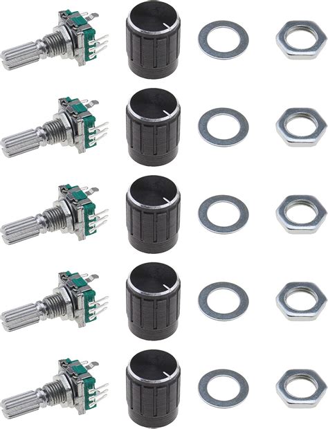 EMagTech Kits Of Degree Rotary Encoder Modules EC Digital Potentiometer Push Button