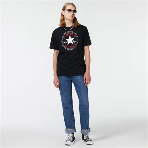 Converse Nova Chuck Patch Erkek Siyah T Shirt T Shirt 10007887 001
