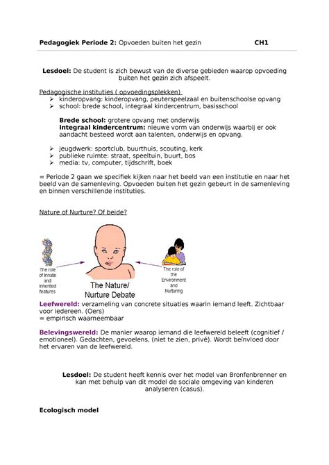 College Aantekeningen College T M Periode Leerjaar