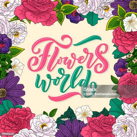 꽃에 대한 글자 따옴표 벡터로 만든 그림 엽서 초대장 및 손으로 그린 구성이 있는 티셔츠 디자인 T 셔츠에 대한 스톡 벡터 아트 및 기타 이미지 Istock