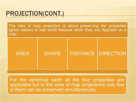 Geographic Coordinate System Map Projection PPTX