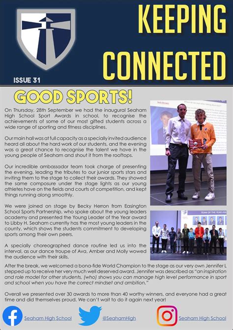 Keeping Connected Issue FINAL By Seaham High School Flipsnack