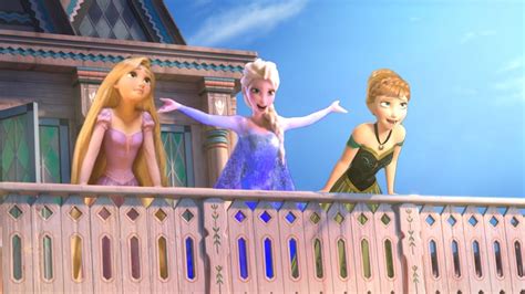Young Rapunzel As Young Anna