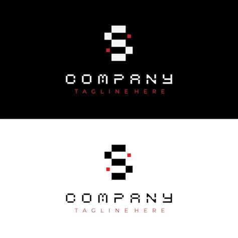 문자 S 로고 템플릿 프리미엄 벡터