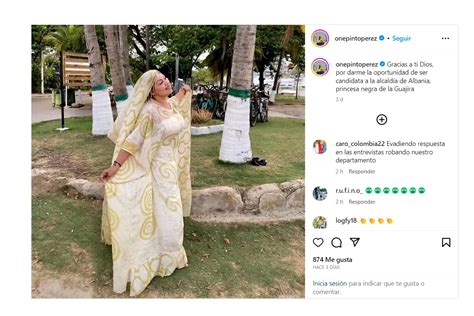 Oneida Pinto Quiere Llegar Por Tercera Vez A La Alcaldía De Albania En La Guajira Pese A