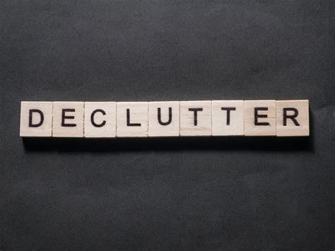 The Secret To Decluttering