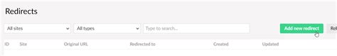 UI Integration With Redirects Dashboard Issue 3 Skybrud Skybrud