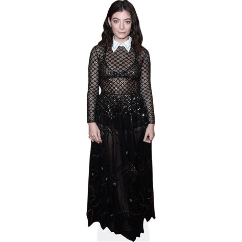 Lorde Black Dress Lifesize Cardboard Cutout Standee