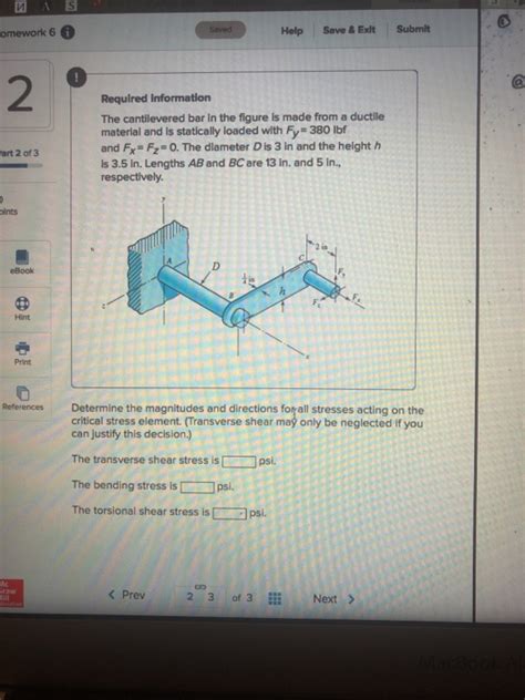 Solved S S Omework 6 Saved Help Save And Exit Submit 2